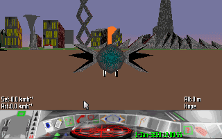 Screenshot of Frontier: First Encounters (DOS, 1995) - MobyGames