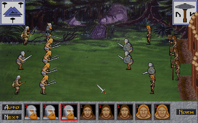 Screenshot of Hammer of the Gods (DOS, 1994) - MobyGames