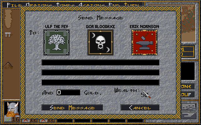 Screenshot of Hammer of the Gods (DOS, 1994) - MobyGames