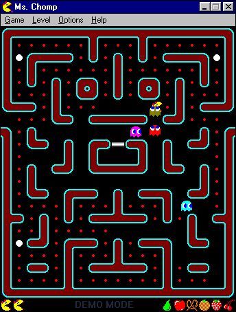 Screenshot of Ms. Chomp (Windows 3.x, 1992) - MobyGames