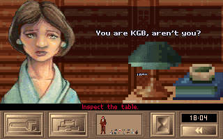 Screenshot of KGB (DOS, 1992) - MobyGames