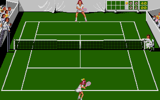 Screenshot of Jimmy Connors Pro Tennis Tour (DOS, 1991) - MobyGames