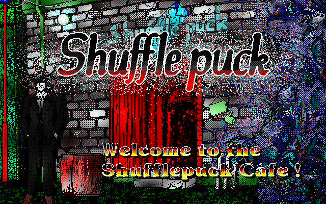 Screenshot of Shufflepuck Cafe (PC-98, 1988) - MobyGames