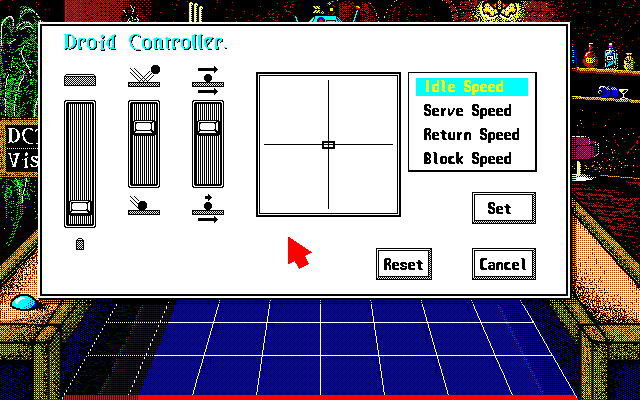 Screenshot of Shufflepuck Cafe (PC-98, 1988) - MobyGames