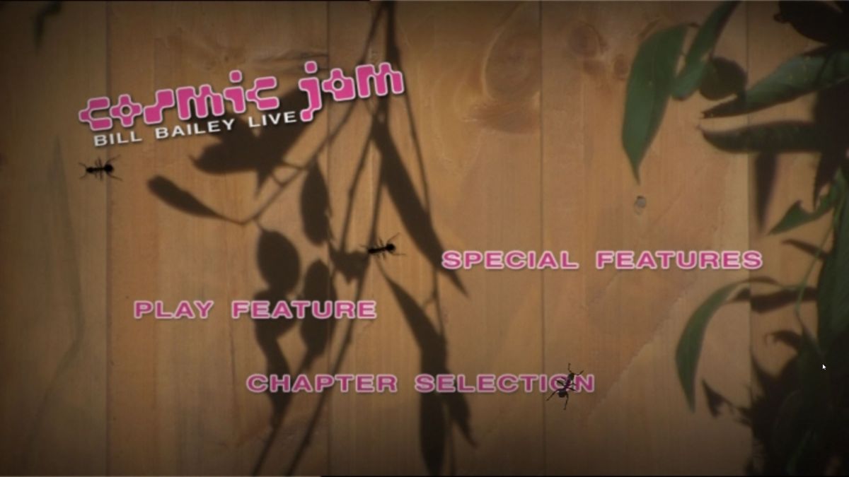 Screenshot of Bill Bailey: The Classic Collection (included game) (DVD Player, 2006) - MobyGames