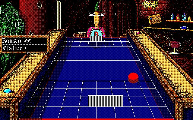 Screenshot of Shufflepuck Cafe (PC-98, 1988) - MobyGames