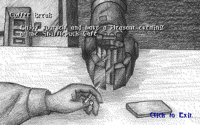 Screenshot of Shufflepuck Cafe (PC-98, 1988) - MobyGames