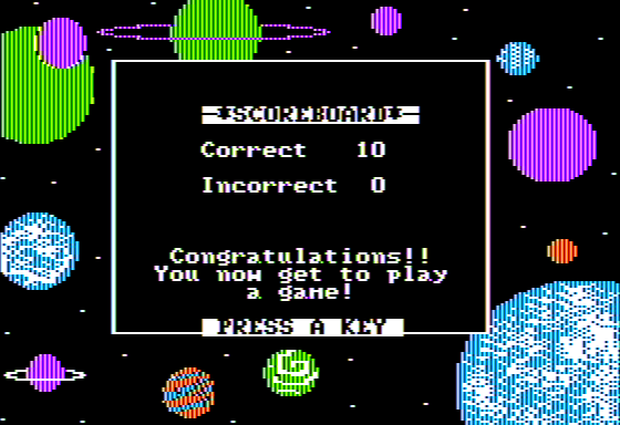 Screenshot of Percentage Panic (Apple II, 1986) - MobyGames