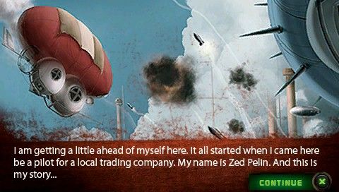 Screenshot of Blimp: The Flying Adventures (PSP, 2010) - MobyGames