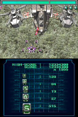 Screenshot of Ketsui Death Label: Kizuna Jigoku Tachi (Nintendo DS ...