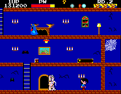 Screenshot of Ghost House (SEGA Master System, 1986) - MobyGames