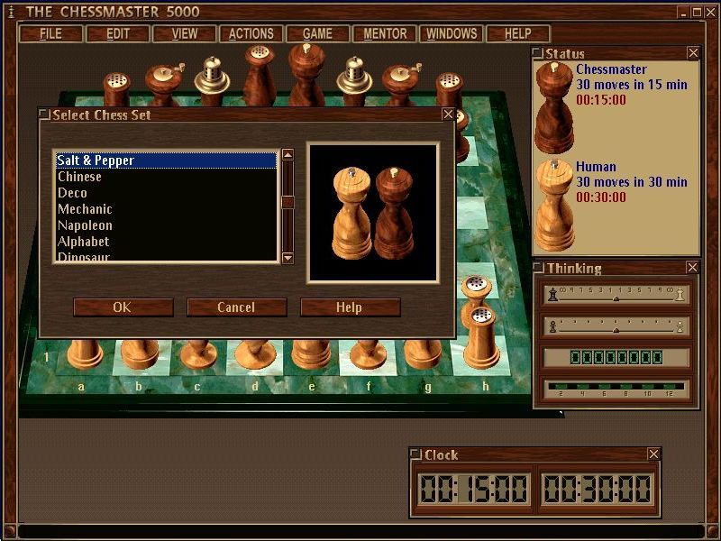 Screenshot of Chessmaster 5000 (Windows, 1996) - MobyGames