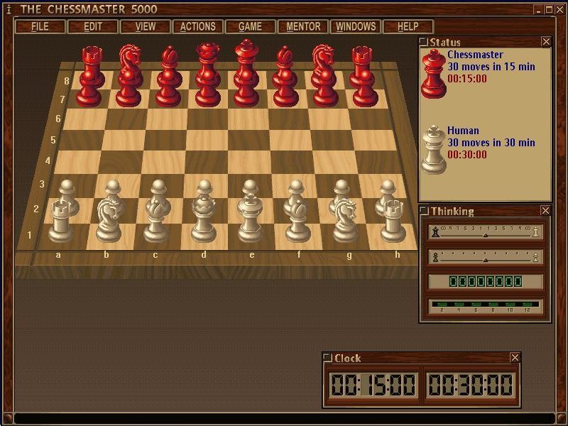 Screenshot of Chessmaster 5000 (Windows, 1996) - MobyGames