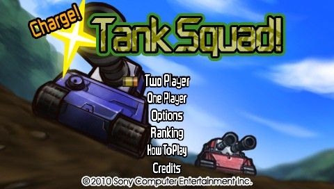 Screenshot of Charge! Tank Squad! (PSP, 2010) - MobyGames