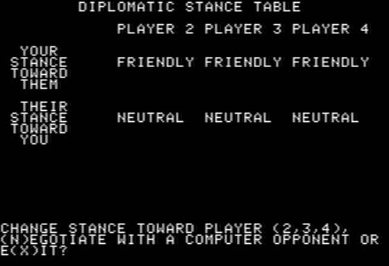 Screenshot of Imperium Galactum (Apple II, 1984) - MobyGames