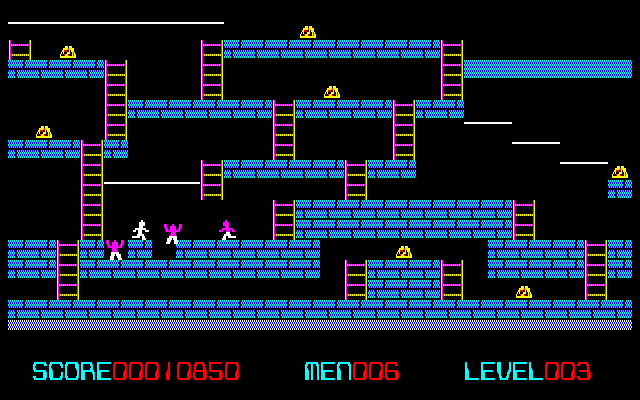Screenshot of Lode Runner (PC-98, 1983) - MobyGames