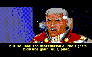 Screenshot of Wing Commander II: Vengeance of the Kilrathi (DOS, 1991 ...