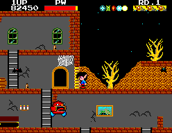 Screenshot of Ghost House (SEGA Master System, 1986) - MobyGames
