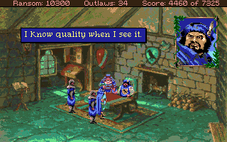 Screenshot of Conquests of the Longbow: The Legend of Robin Hood (Amiga ...