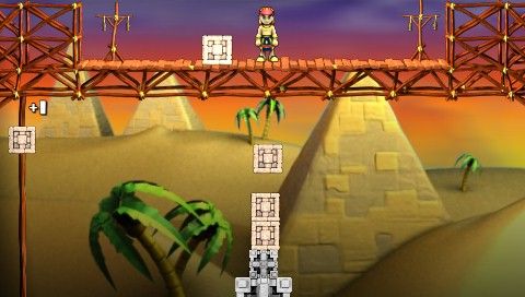 Screenshot of Babel: The King of the Blocks (PSP, 2011) - MobyGames