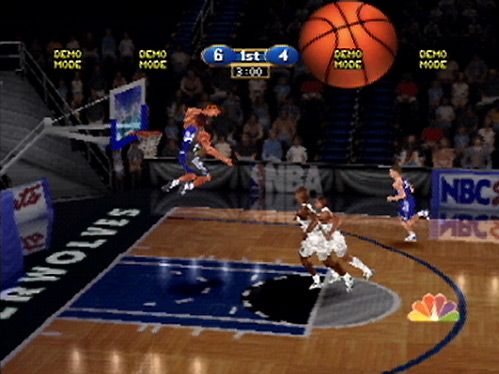 Screenshot of NBA Showtime: NBA on NBC (PlayStation, 1999) - MobyGames