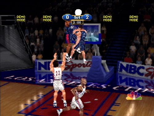 Screenshot of NBA Showtime: NBA on NBC (PlayStation, 1999) - MobyGames