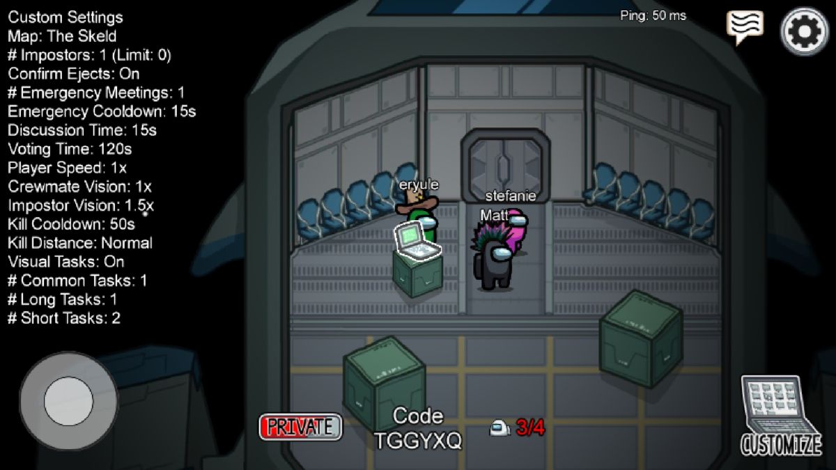 Screenshot of Among Us (Android, 2018) - MobyGames