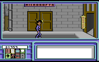 Screenshot of Neuromancer (Commodore 64, 1988) - MobyGames