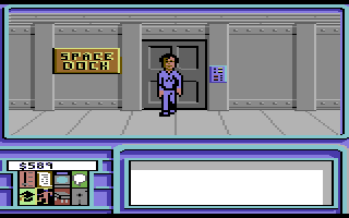 Screenshot of Neuromancer (Commodore 64, 1988) - MobyGames