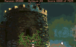 Screenshot of Conquests of the Longbow: The Legend of Robin Hood (Amiga ...