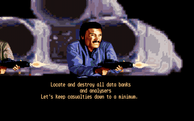 Screenshot of Laser Squad (PC-98, 1988) - MobyGames