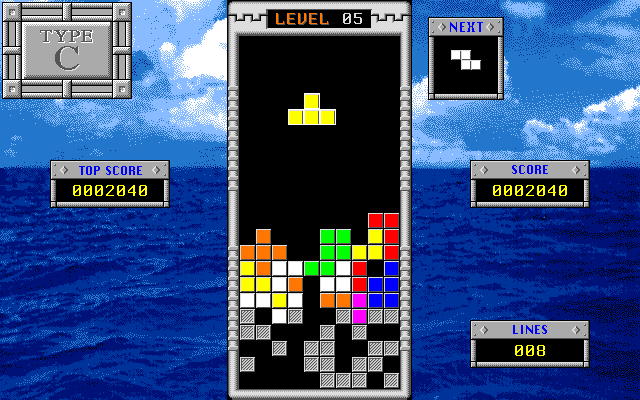 Screenshot of Super Tetris 2 + Bombliss (PC-98, 1992) - MobyGames