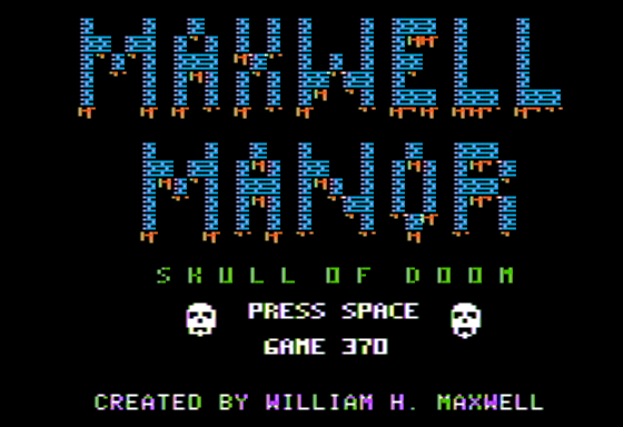 Maxwell Manor screenshots - MobyGames