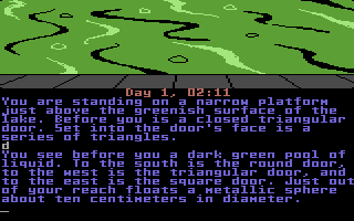 Screenshot of Rendezvous with Rama (Commodore 64, 1984) - MobyGames