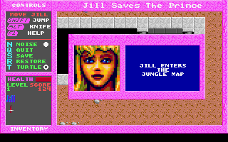 Screenshot of Jill of the Jungle: Jill Saves the Prince (DOS, 1992 ...