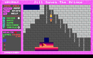 Screenshot of Jill of the Jungle: Jill Saves the Prince (DOS, 1992 ...