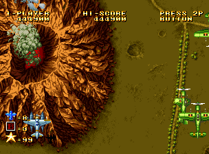 Screenshot of Ghost Pilots (Neo Geo, 1991) - MobyGames