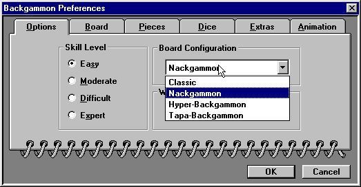 Screenshot of Backgammon (Windows, 2000) - MobyGames