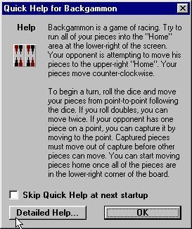 Screenshot of Backgammon (Windows, 2000) - MobyGames