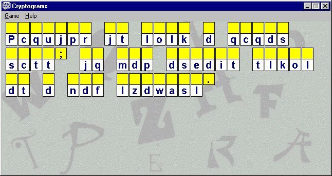 Cryptograms (2000) - MobyGames