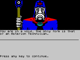 Screenshot of Kayleth (ZX Spectrum, 1986) - MobyGames