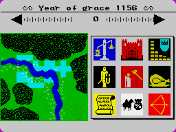 Screenshot of The Evil Crown (ZX Spectrum, 1985) - MobyGames