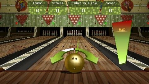 Screenshot of Bowling 3D (PSP, 2009) - MobyGames