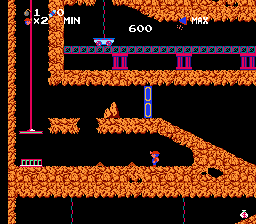Screenshot of Spelunker (NES, 1983) - MobyGames