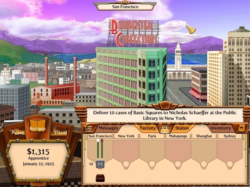 Screenshot of Chocolatier 2: Secret Ingredients (Windows, 2007) - MobyGames