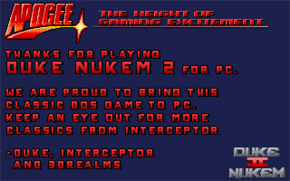 Screenshot of Duke Nukem II (Windows, 1993) - MobyGames