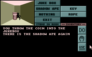 Screenshot of Shadow Ape (DOS, 1992) - MobyGames
