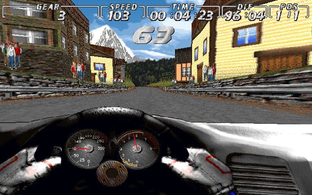 Screenshot of World Wide Rally (DOS, 1997) - MobyGames
