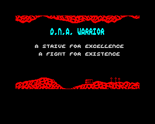 Screenshot of DNA Warrior (ZX Spectrum, 1989) - MobyGames