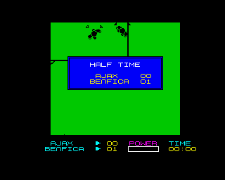 Screenshot of European Soccer Challenge (ZX Spectrum, 1989) - MobyGames